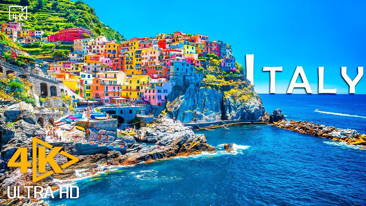 Flying Over Italy 4K - Explore The Beautiful Places Of Italy With ...