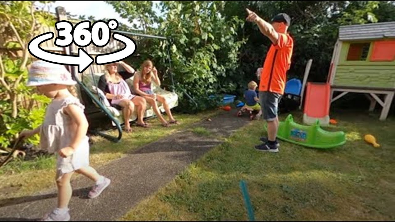 360 VR - Having a BBQ in the Back Garden - YouTube