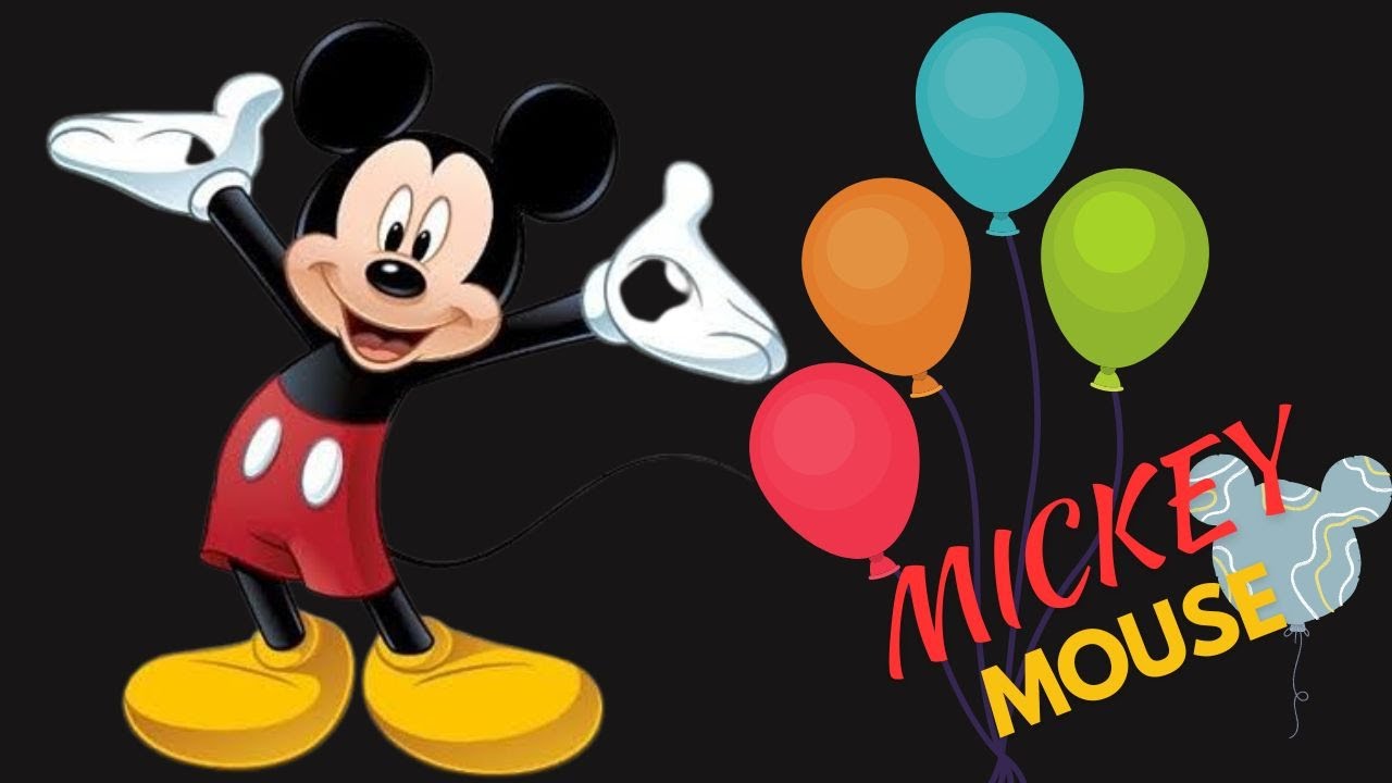 Learn Colour in Mickey Mouse amazing Cartoon // 🌈 // 🎨🖍️ - YouTube