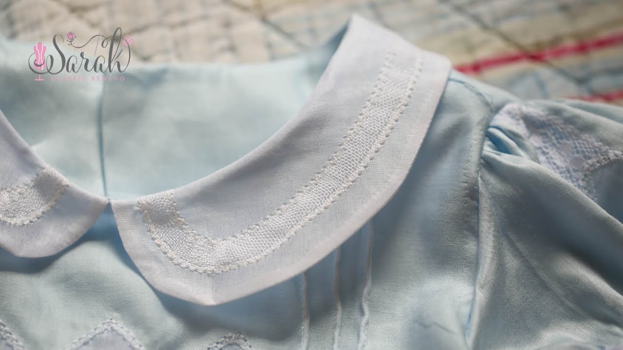 #5 collar embellishment and construction | cc jamie sew along! - YouTube