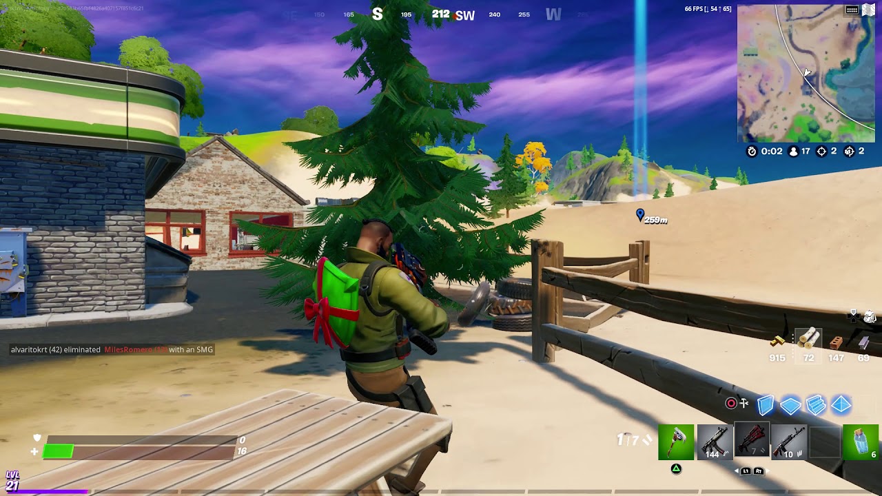 Fortnite LUCKY kill - YouTube