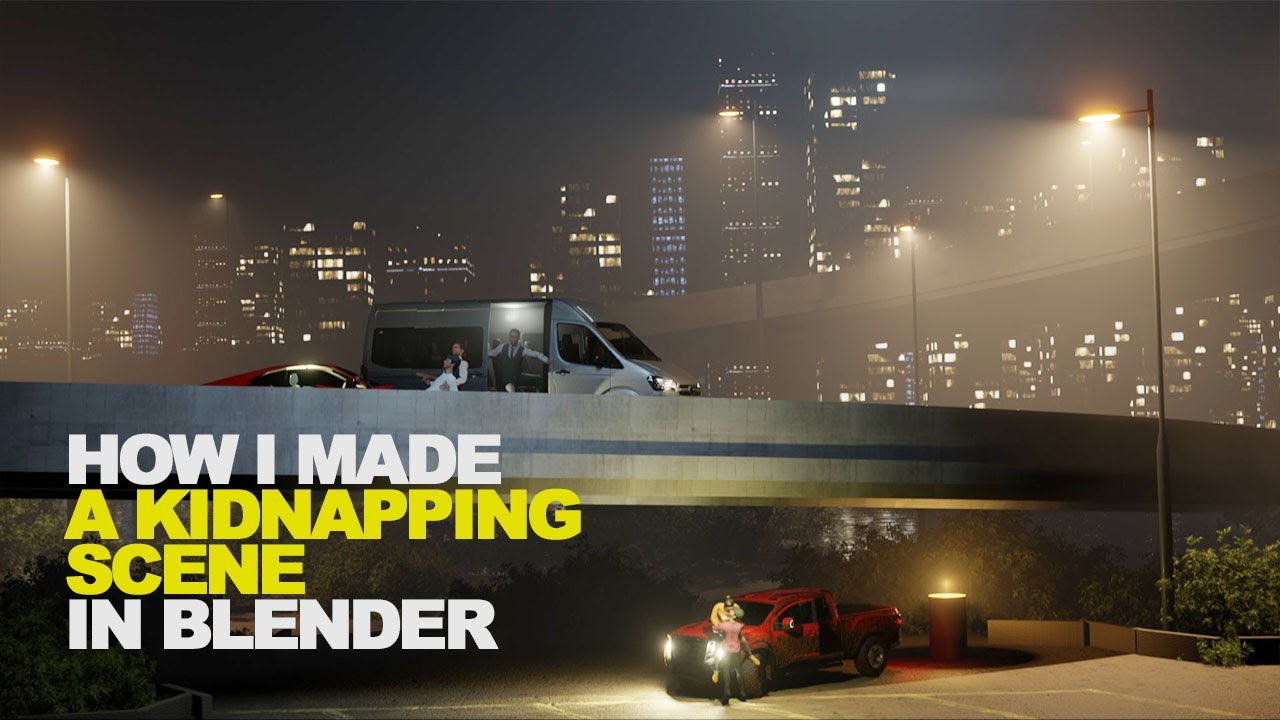 creating an epic kidnapping scene in blender - YouTube