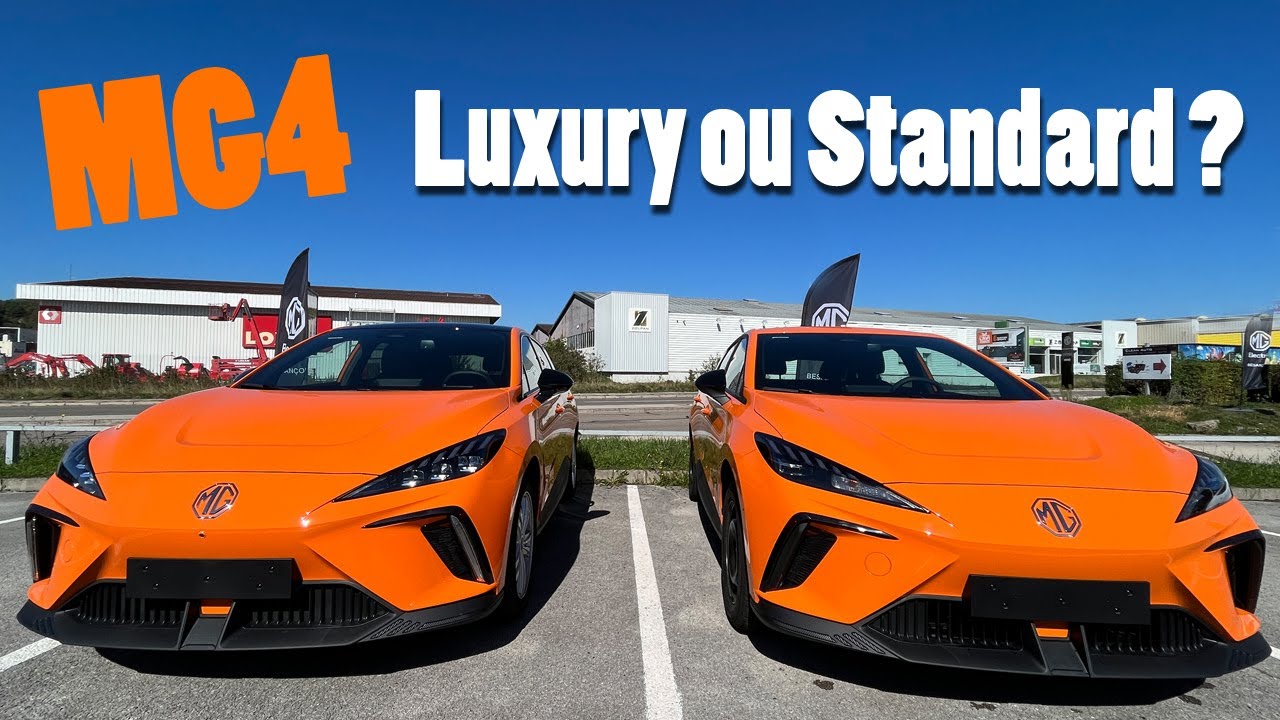 MG MG4 : Standard ou Luxury ? Présentation extérieure et vue intérieure ...