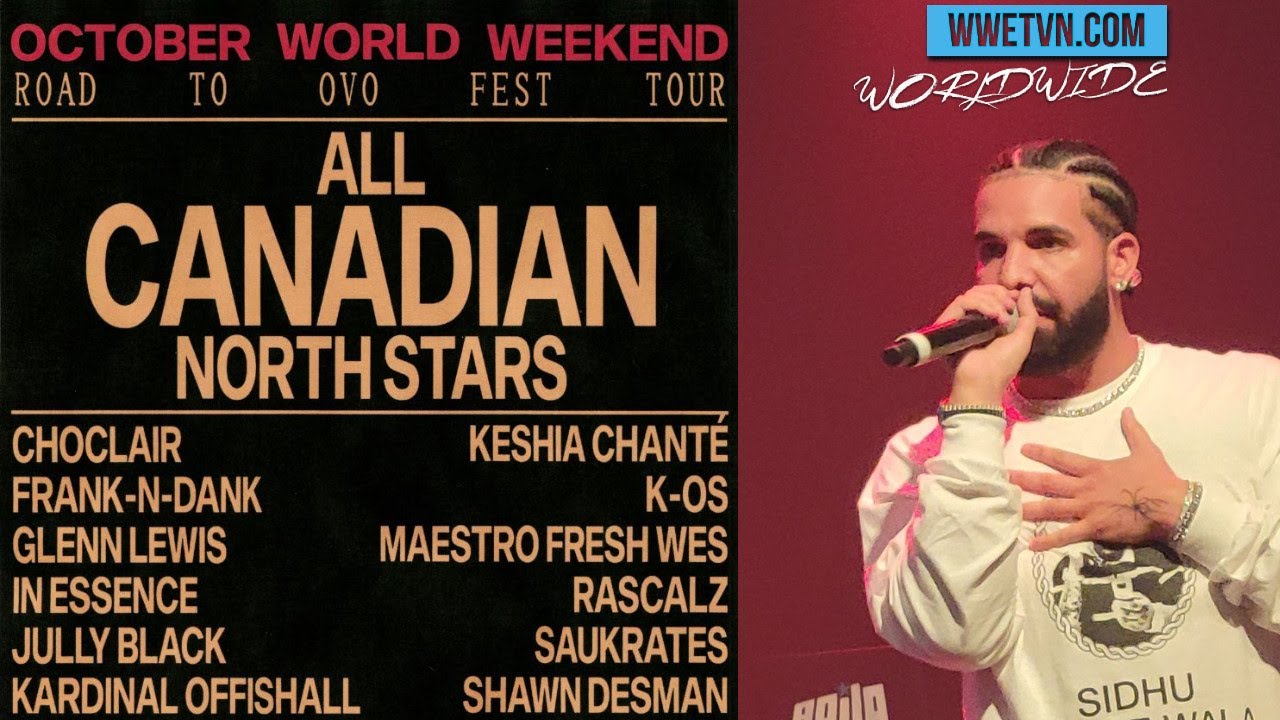 Drake Gives Flowers To Toronto Legends Of Rap At OVO FEST - Toronto ...