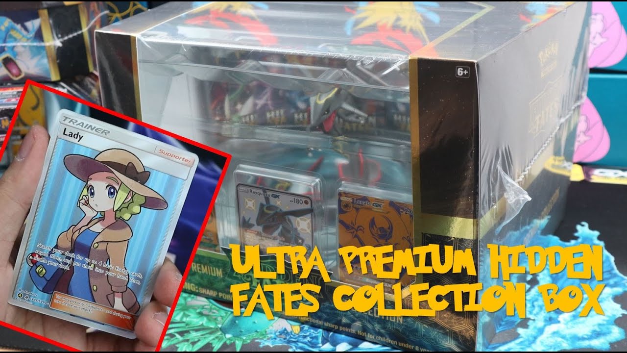 Pokemon Hidden Fates Ultra Premium Collection Box Opening - More Shiny ...