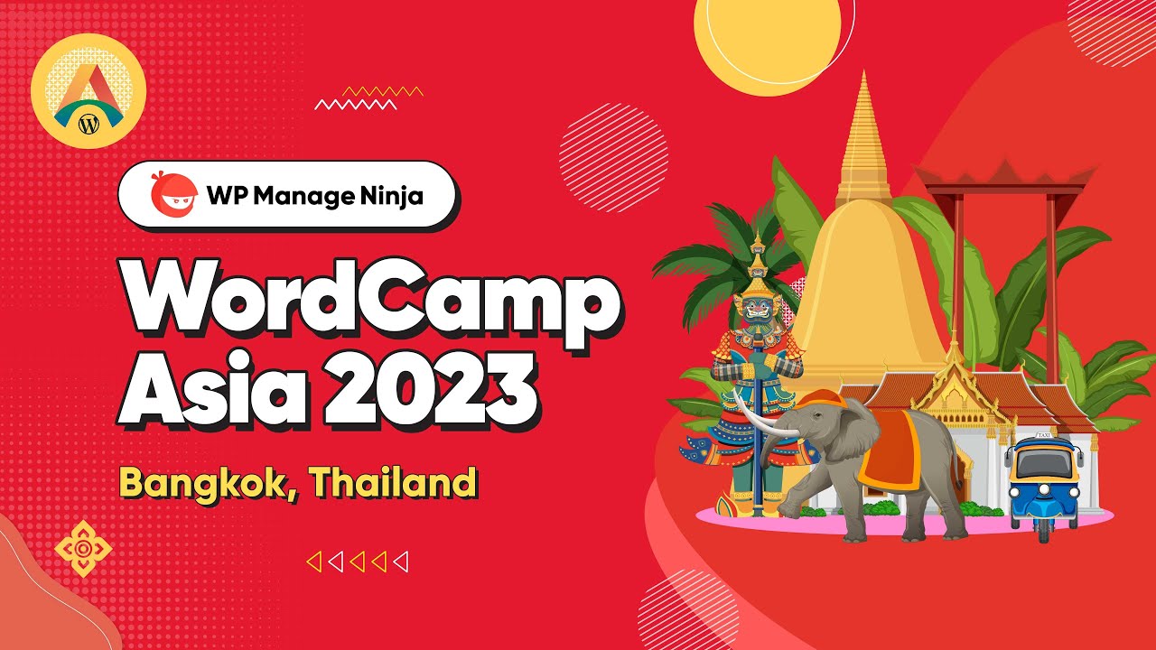 Meet WPMANAGENINJA Team at WordCamp Thailand 2023 - YouTube