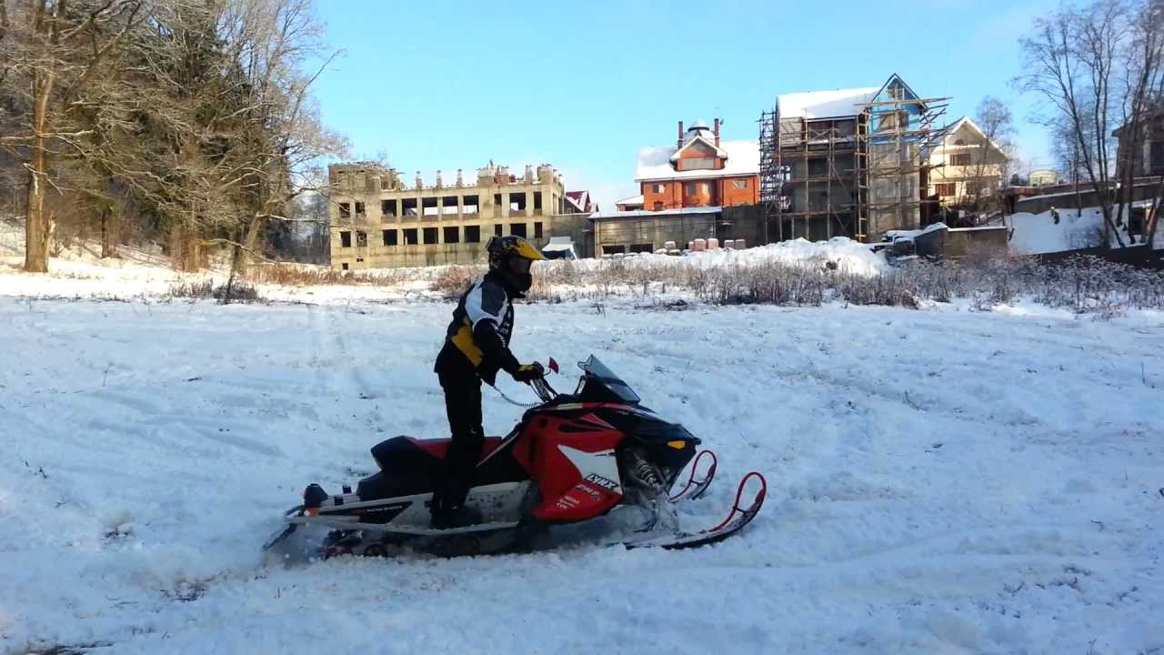 snowmobile in RUSSIA - YouTube