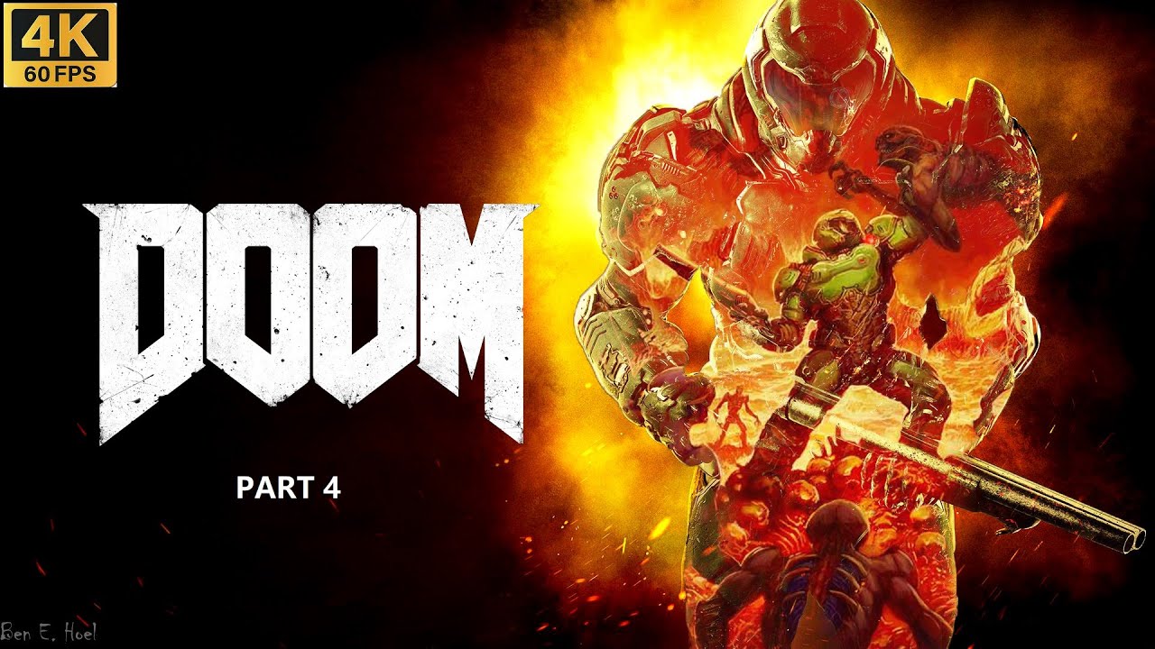DOOM 2016 Walkthrough | Level 4: Argent Facility (Beginning of the End ...