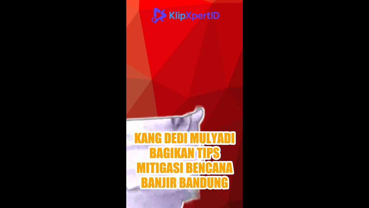 Kang Dedi Mulyadi Bagikan Tips Mitigasi Bencana Banjir Bandung - YouTube