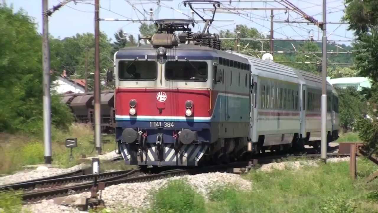 Thyristor AC engines + HŽ 1142 on a test run - YouTube