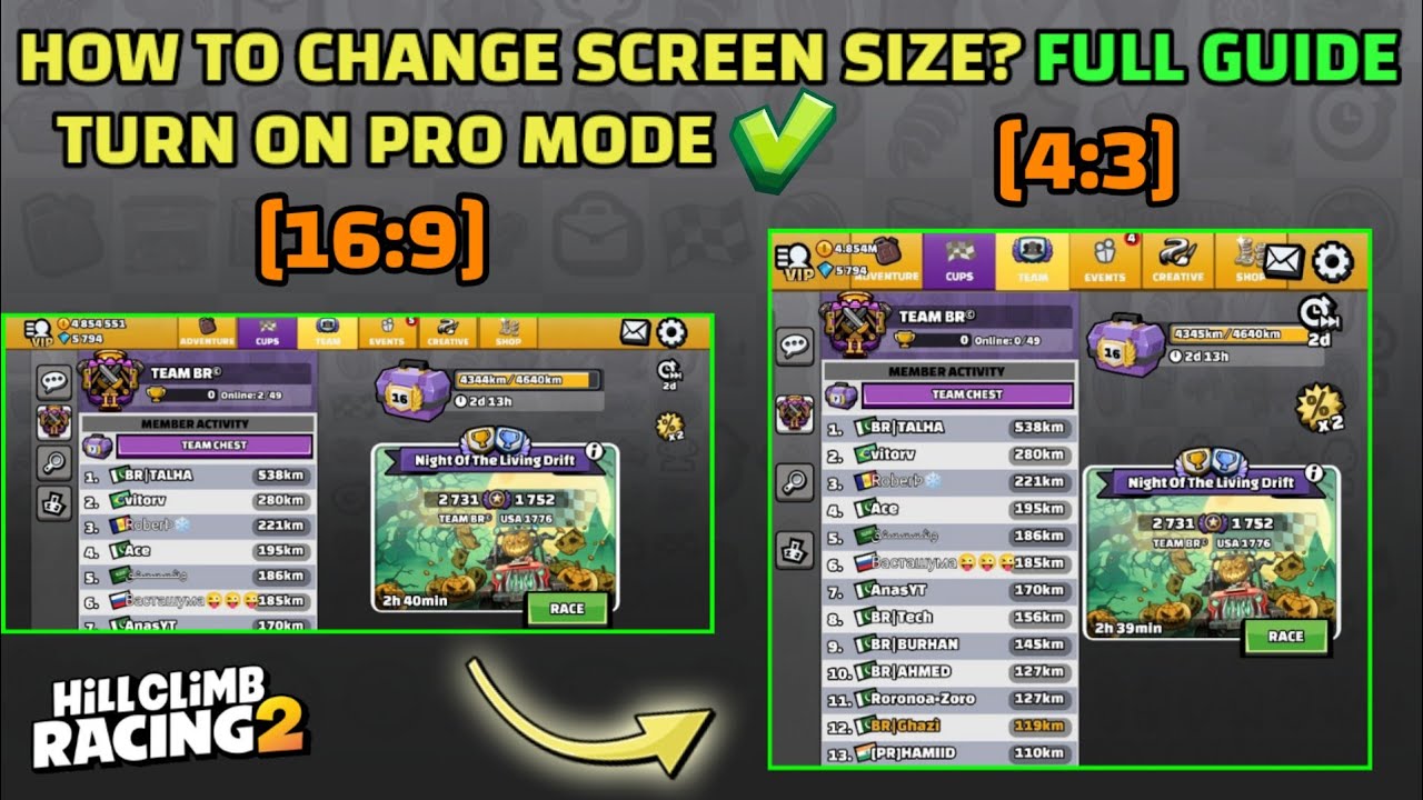 How to change aspect ratio in hcr2 (Complete tutorial) | Hill Climb ...