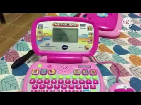 VTech Tote & Go Laptop Color Pink (Low Batteries) - YouTube