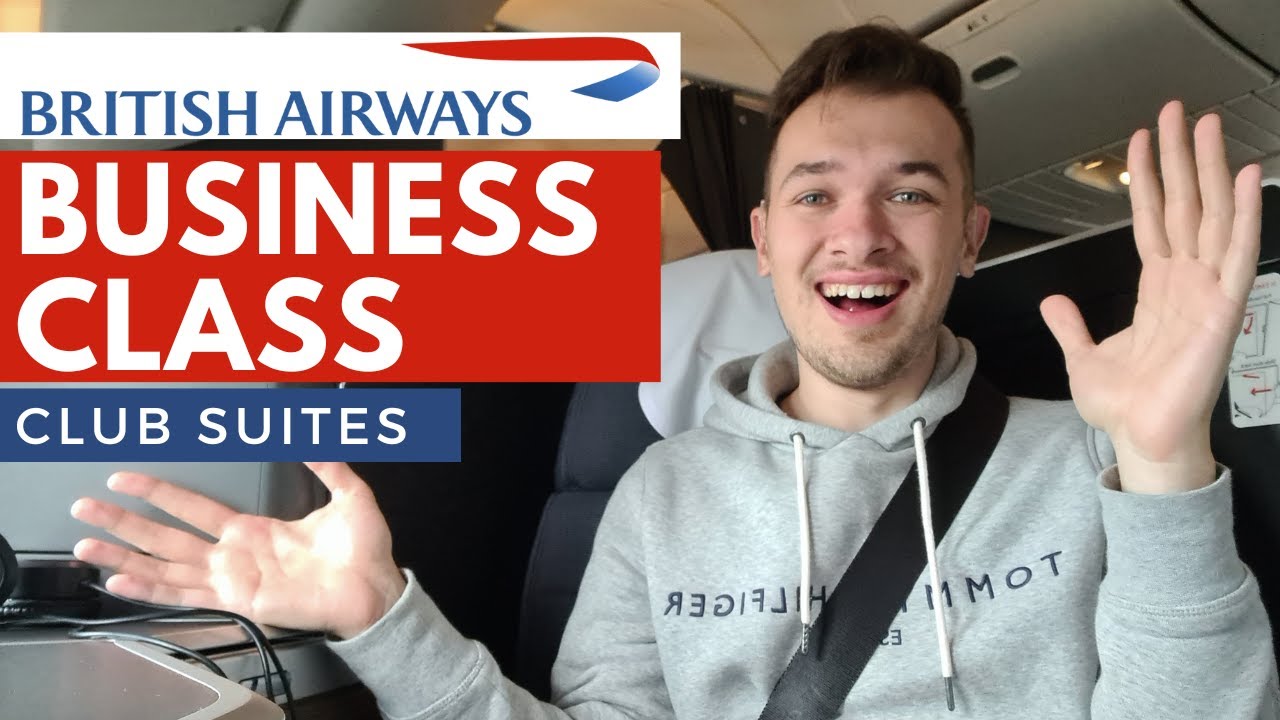 British Airways BUSINESS CLASS Club Suite from London to New York - YouTube