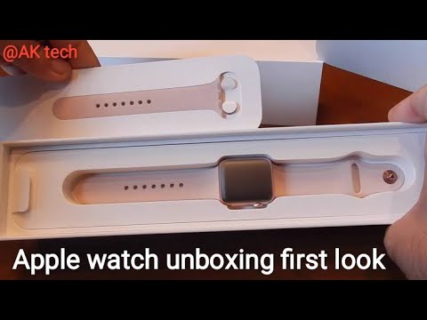 Apple Watch unboxing & first looks| iPhone watch unboxing | watch - YouTube
