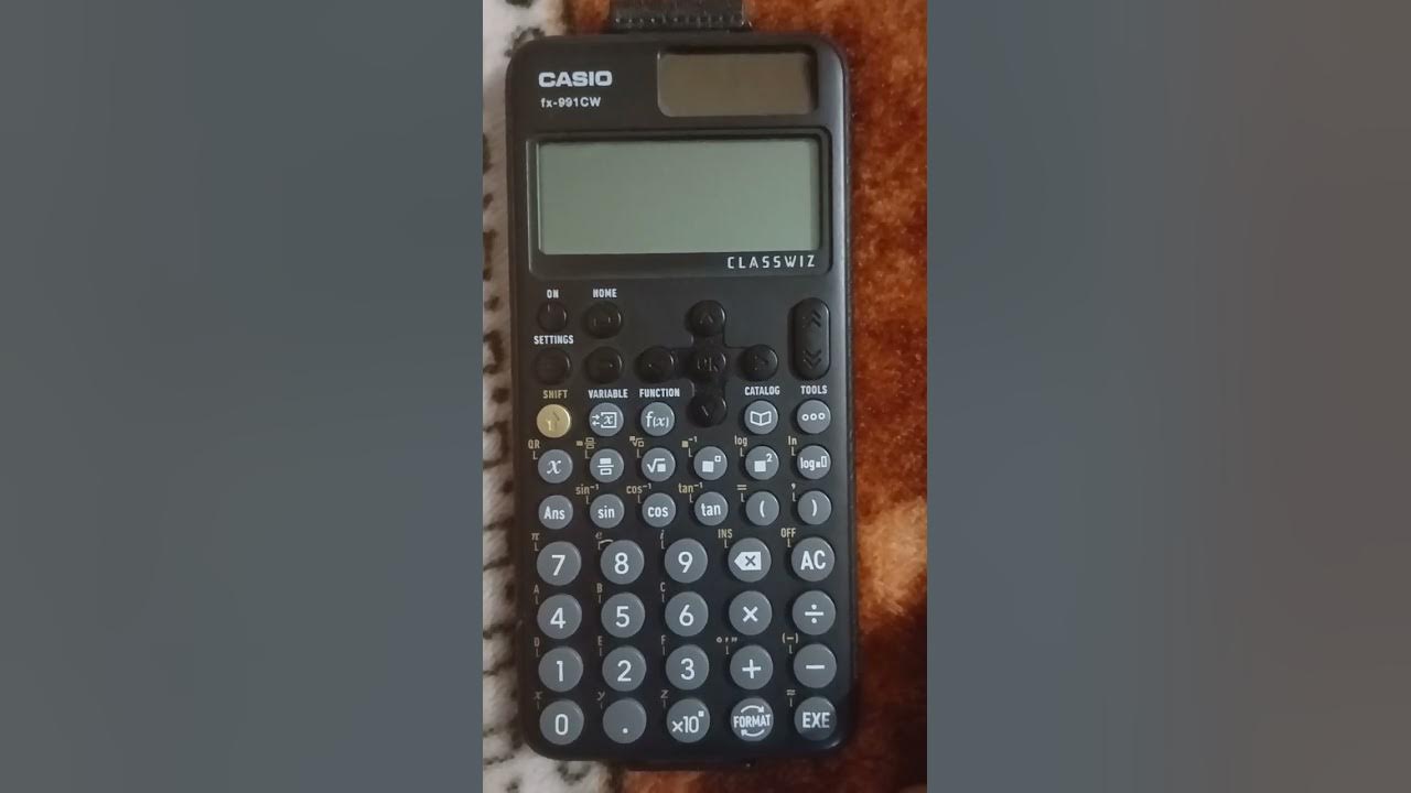 CASIO fx-991CW Calculator equation storage save letter numbers Formula Data temporary scientific ...