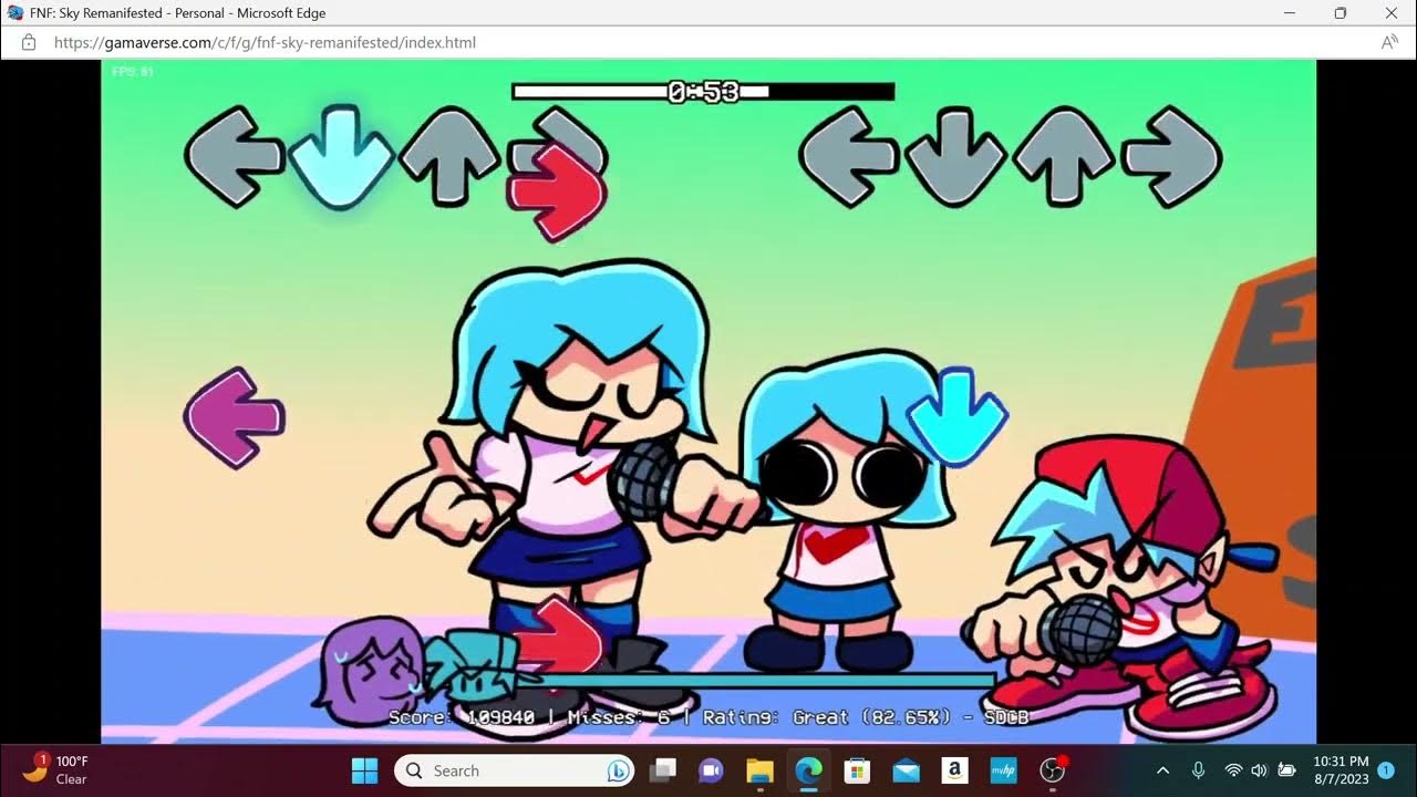 FNF VS. SKY REMANIFESTED V1: SEZ SONG (Normal Mod Completed!!!) (Read ...