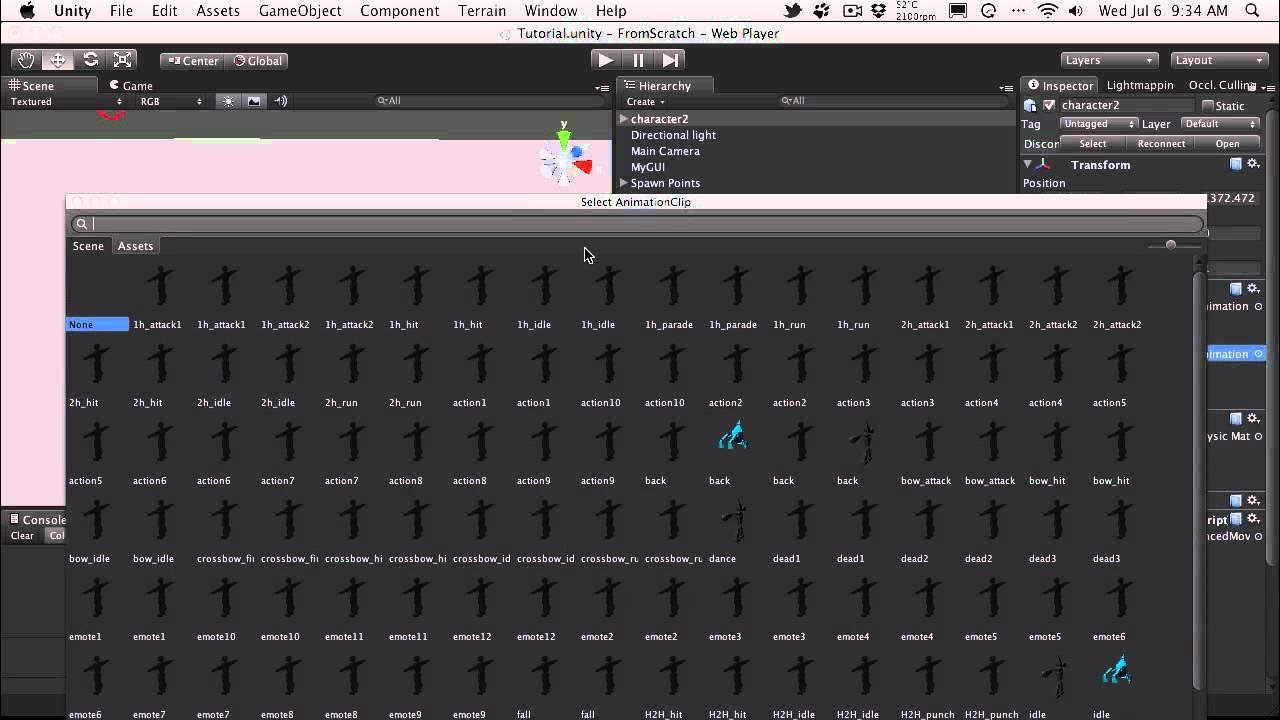 243. Unity3d Tutorial - From Scratch Part Q - Mob Setup - YouTube