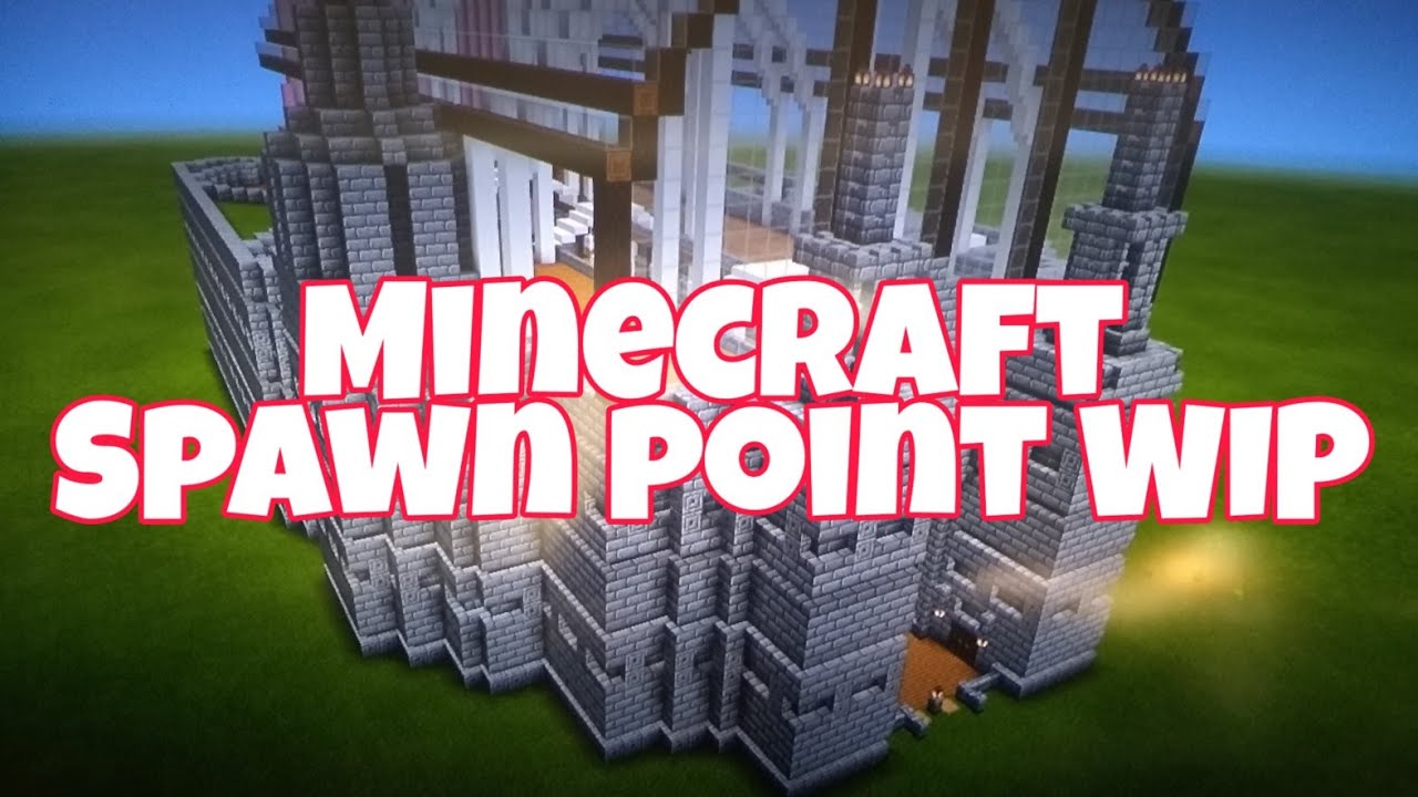 Minecraft Cathedral Spawn point WIP - YouTube
