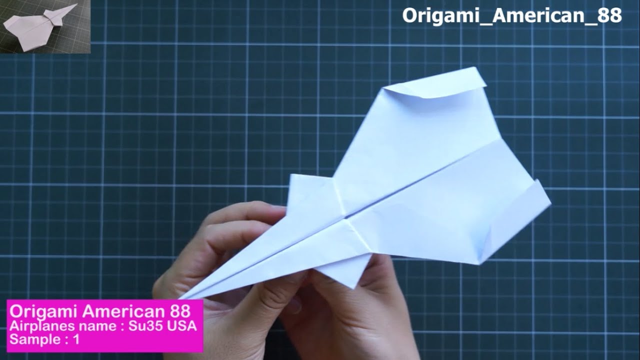 How To Fold A Paper Airplane That Flies Far - YouTube