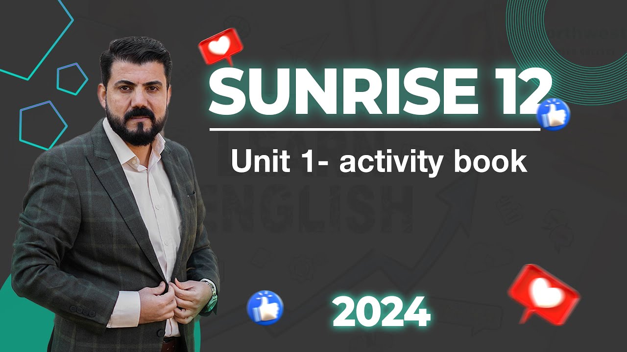 sunrise 12 - Unit 1- activity book - YouTube