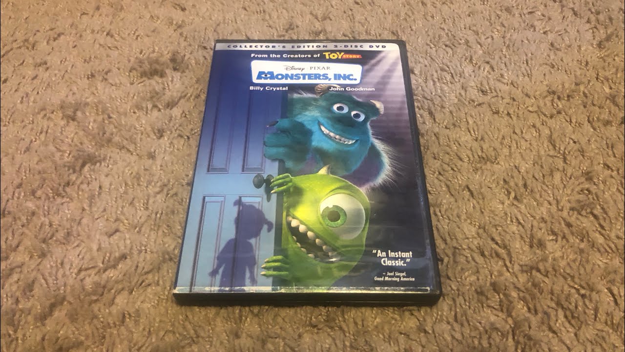 Monsters Inc. DVD Showcase - YouTube