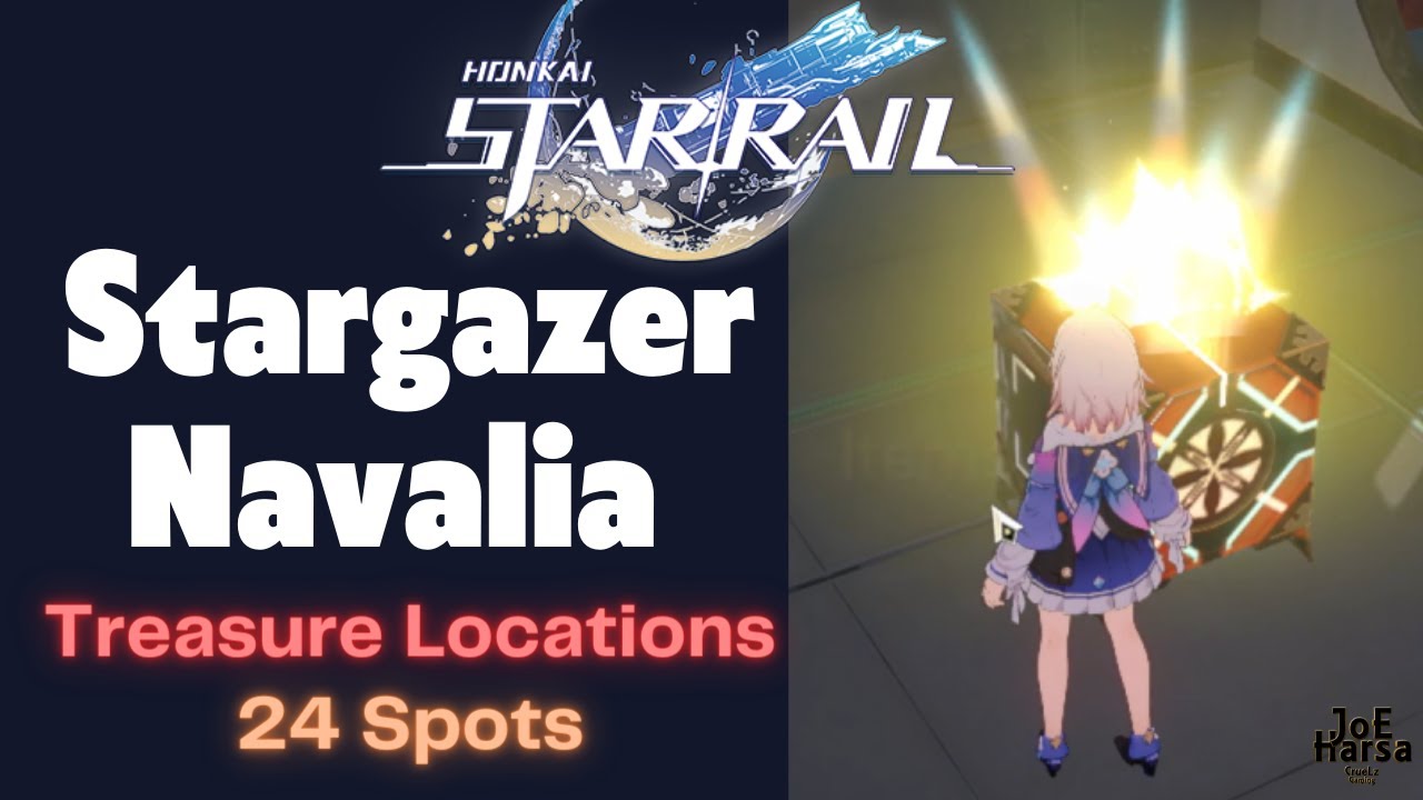Stargazer Navalia Treasure Chest Locations Honkai Star Rail - YouTube