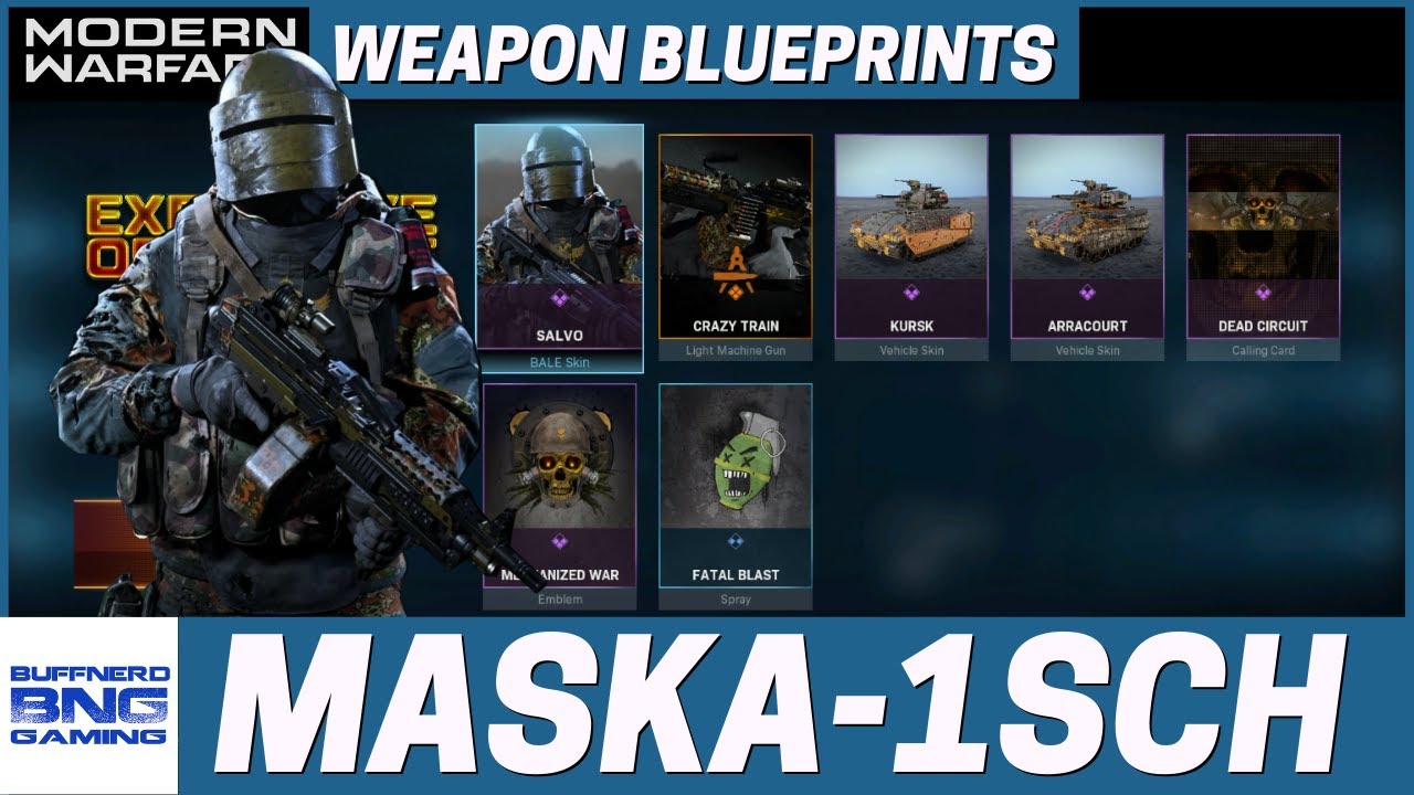 Explosive Ordinance - Weapon Blueprint - Call Of Duty Modern Warfare ...