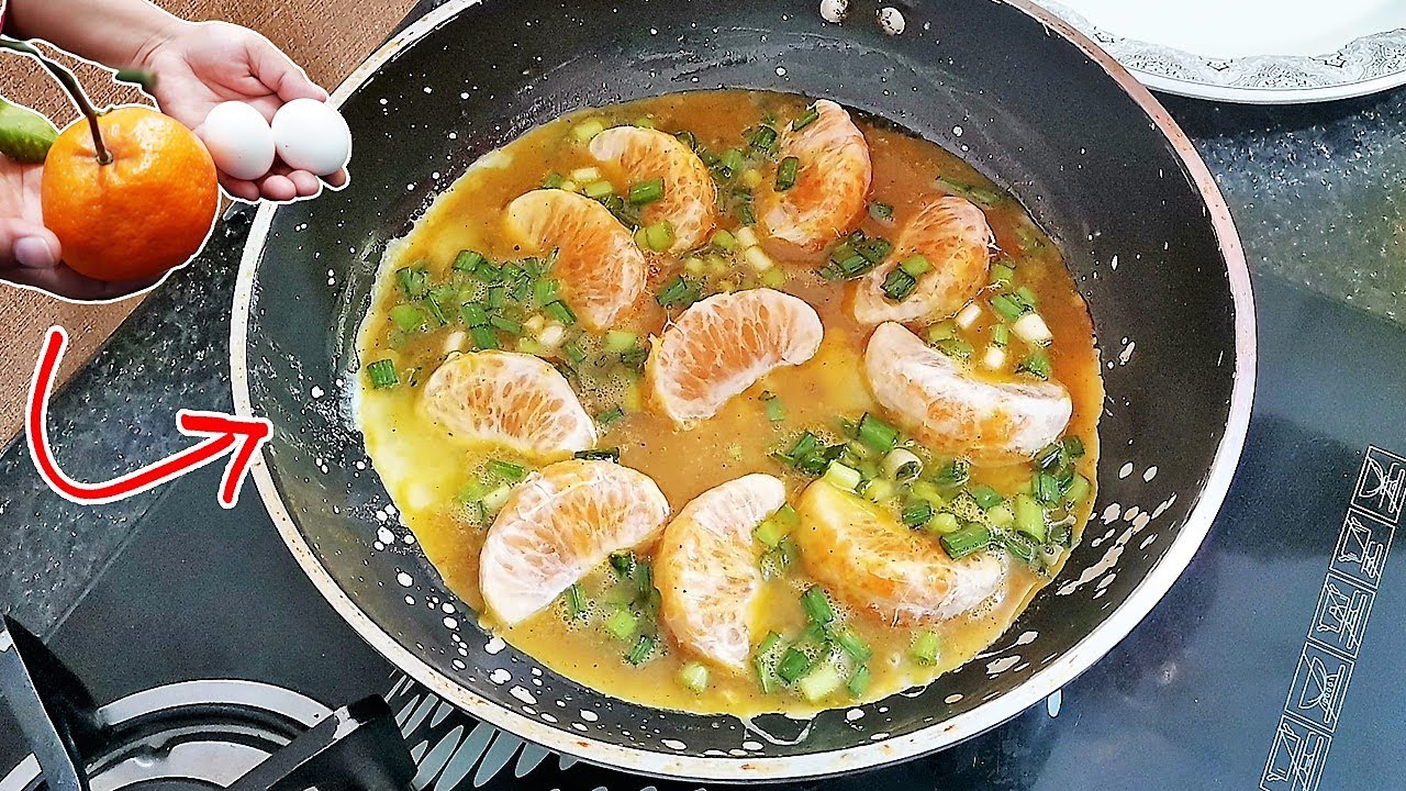 Unique Orange omelet recipe best for adults & kids | quick orange ...