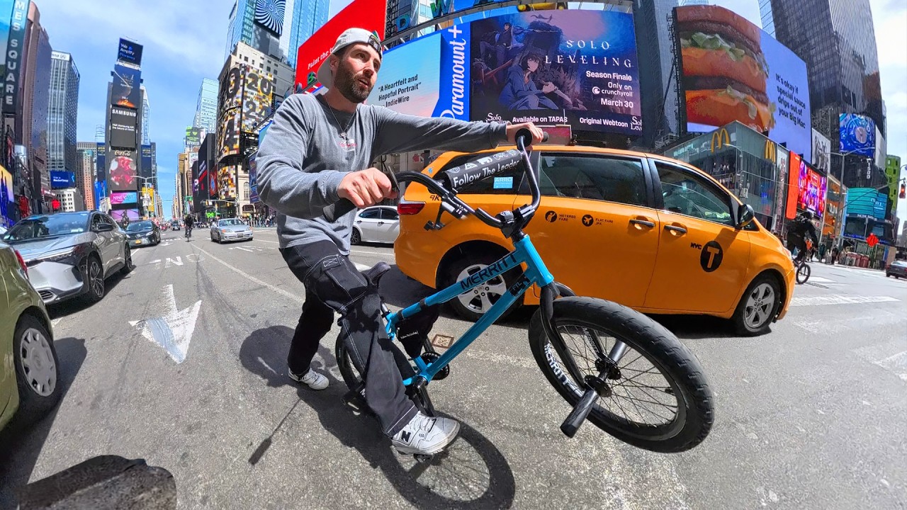 BMX Day in Midtown NYC - YouTube