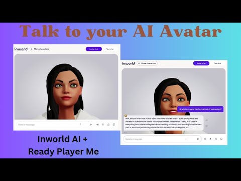 AI Avatars You Can Talk To – Inworld + Ready Player Me – Interactive 2D ...