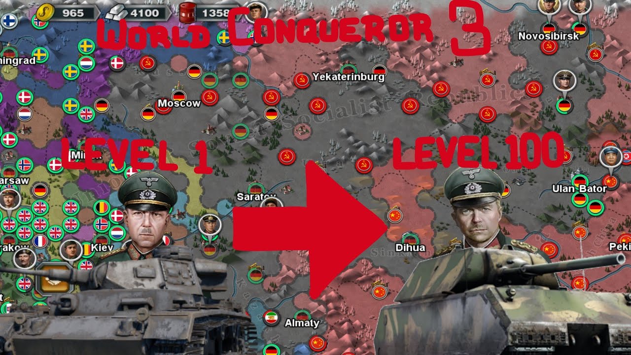 HOW TO LEVEL UP IN WORLD CONQUEROR 3 - YouTube