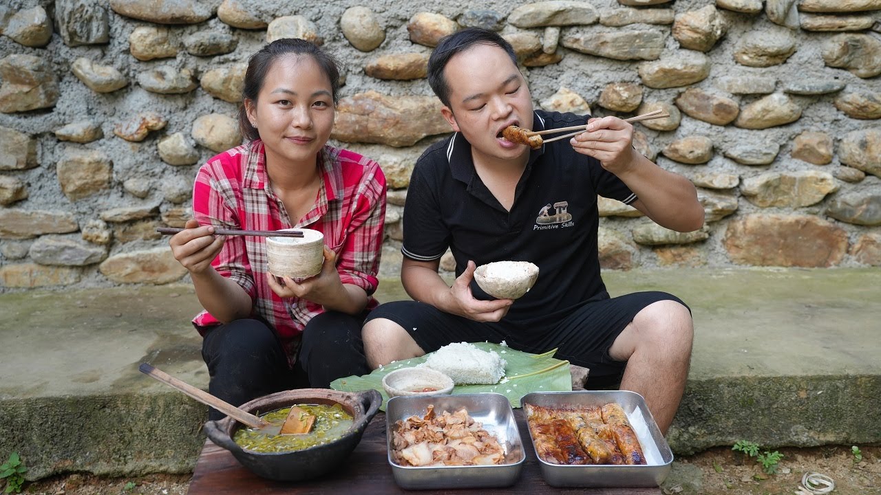 Cook dishes that the PRIMITIVE SKILLS likes | dinner with my husband ...