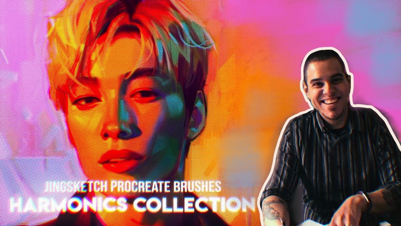 Jing Sketch Harmonics Collection procreate brush pack in depth review - YouTube