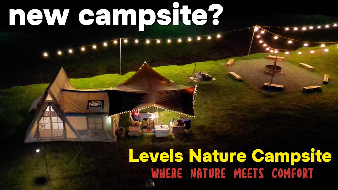 CAMPING ON A RAINY DAY | COZY CAMPING in a NEW CAMPSITE | Mountain View ...