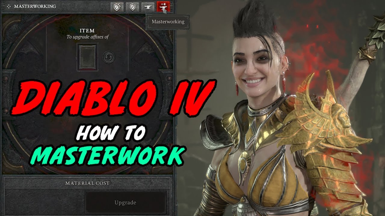 Diablo IV how to masterwork items? - YouTube