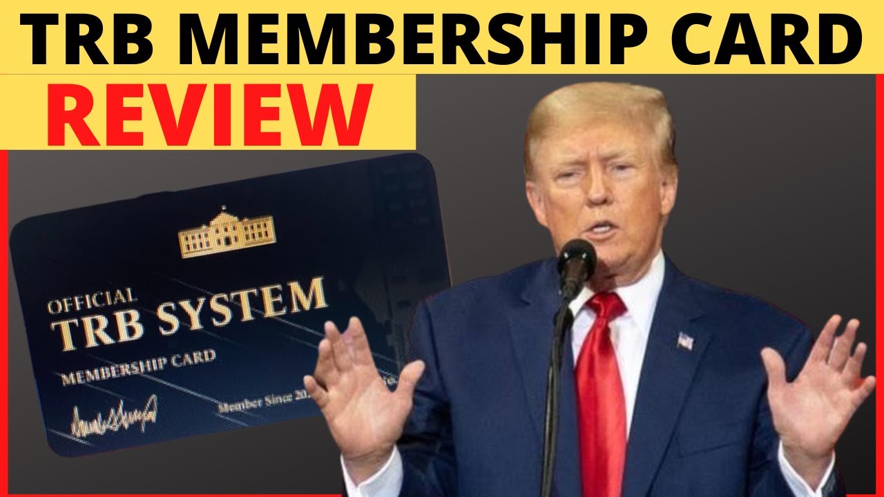 👍🔴 TRB MEMBERSHIP CARD – TRB MEMBERSHIP CARD REVIEW – TRB SYSTEM ...