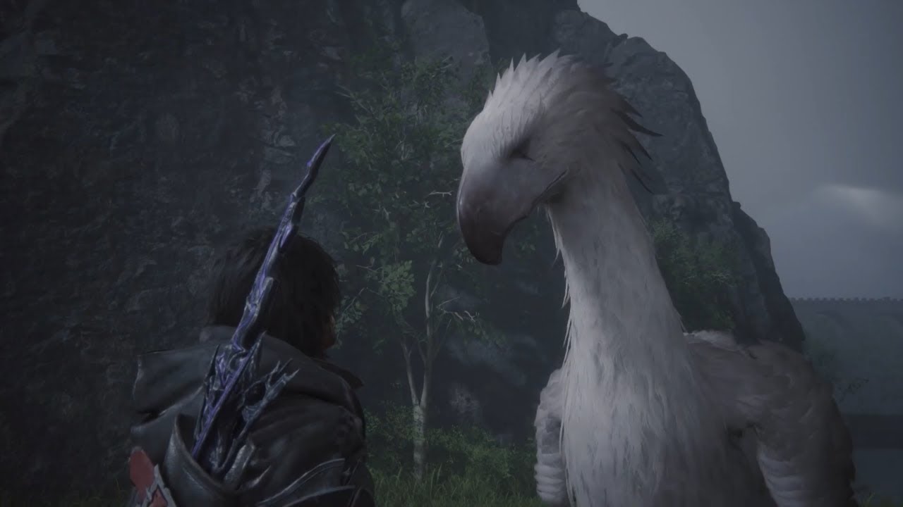 Clive Reunites With The Chocobo That Saved His Life (4K Scene) | Final ...