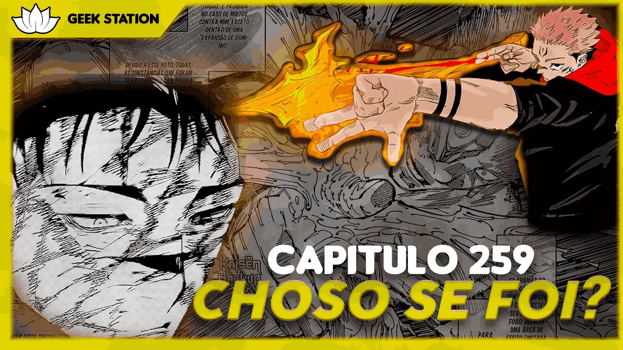 SUKUNA DESTRUIU TUDO!!! E CHOSO NOS DEIXOU? JUJUTSU KAISEN CAPÍTULO 259 ...