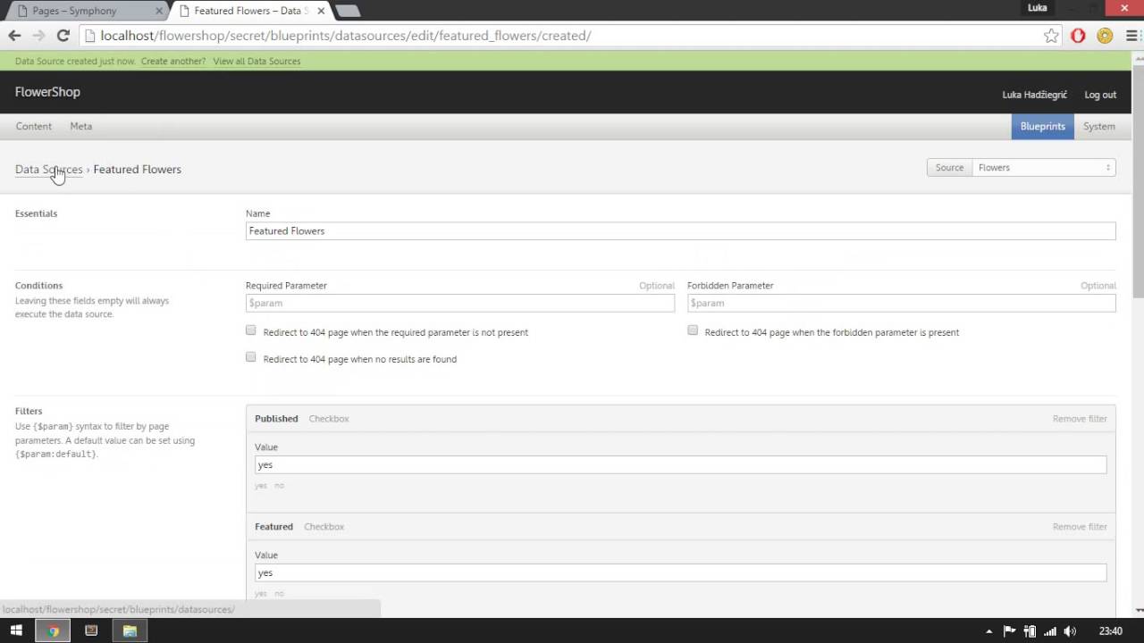 Symphony CMS : #9 pages datasources and xpath - YouTube