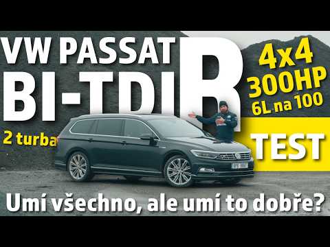 Volkswagen Passat B8 Bi-TDI R - 4x4, 300 koní a 6 litrů na 100km - Ultimátní auto? Test CZ / SK