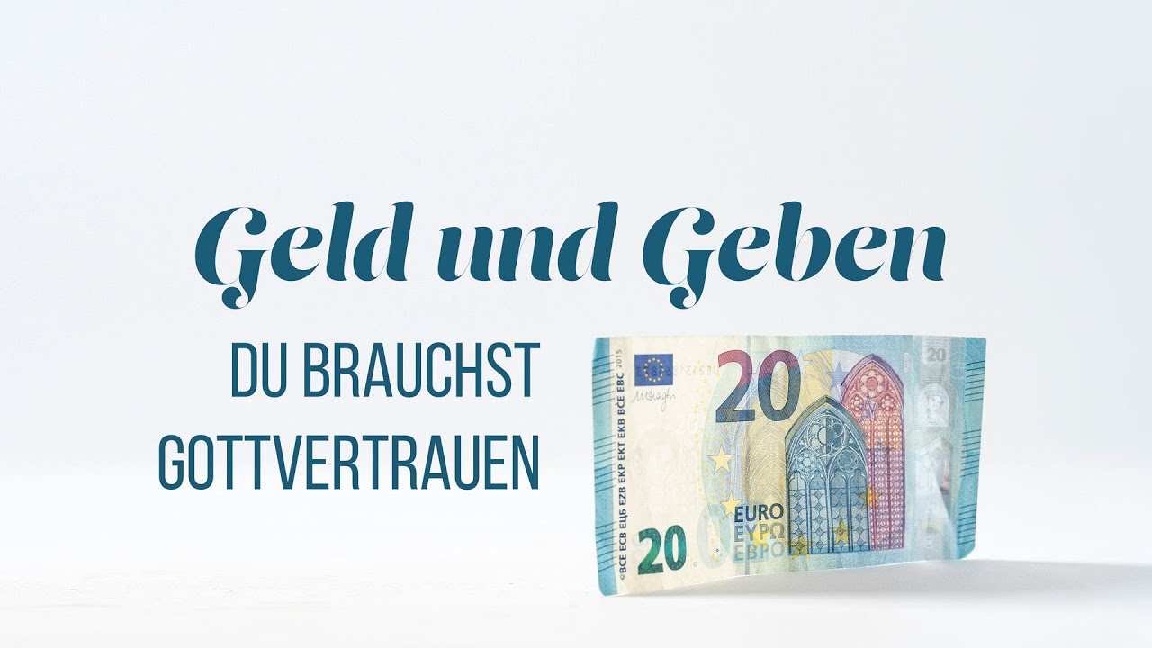 Geld und Geben: Du brauchst Gottvertrauen I Alexander Benner - YouTube