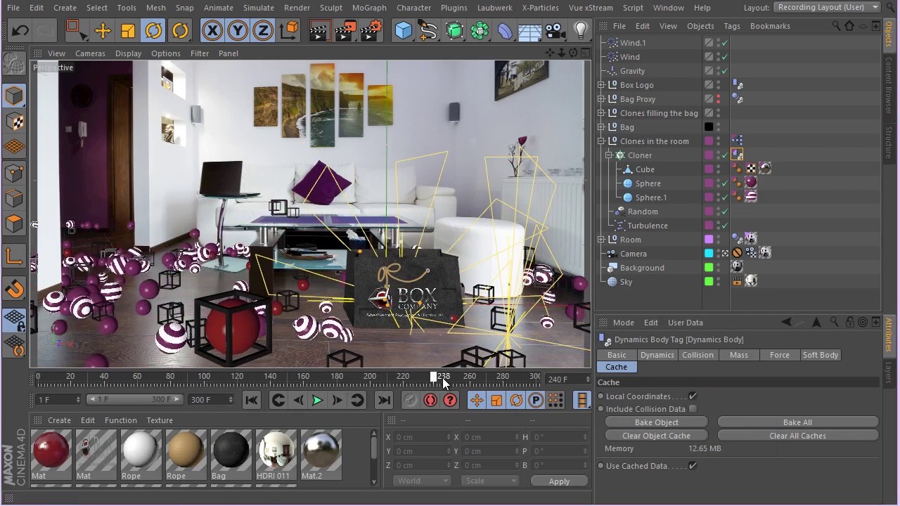 Cinema 4d Course | Full and Free | " The BOX Project " | Section 04 ...