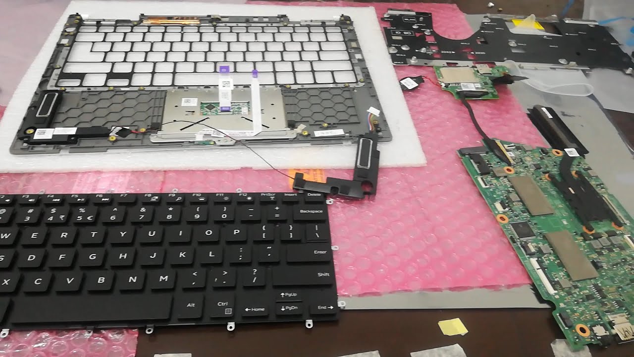 Dell inspiron 7370 Disassembly Part - YouTube