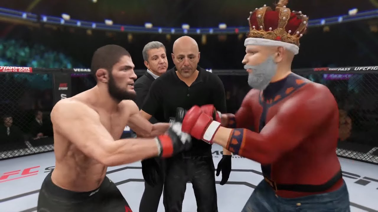 Best Fight UFC | Khabib Nurmagomedov vs. Santa Claus KING (EA Sports ...