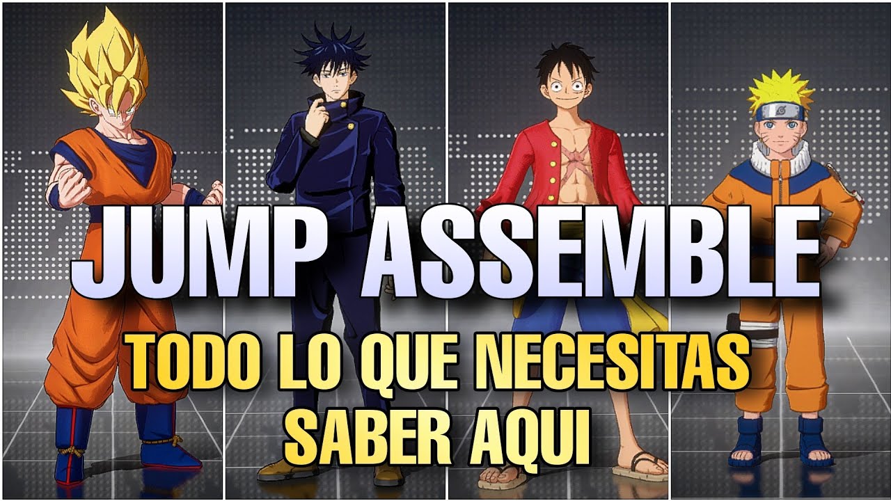 JUMP ASSEMBLE | TODO LO QUE NECESITAS SABER DEL NUEVO MOBA ANIME | COMO ...