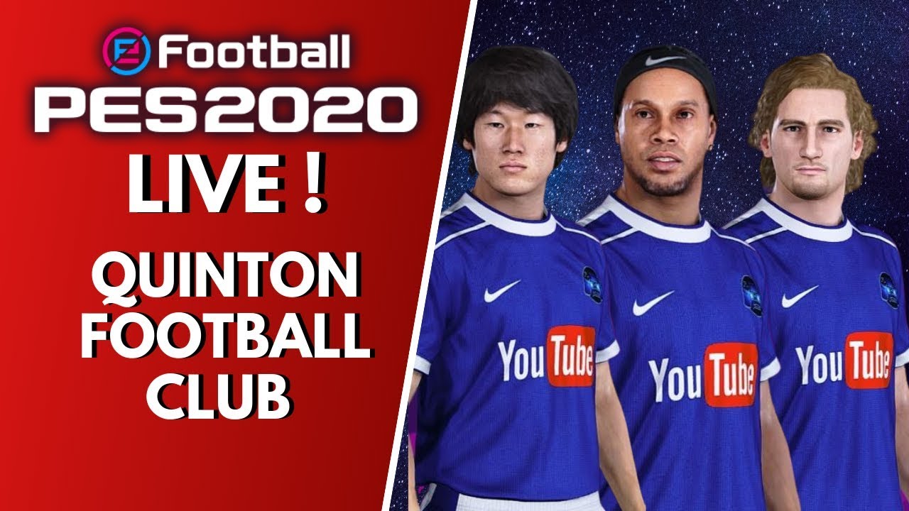 PES 2020 LIVE : Début du QUINTON FOOTBALL CLUB - MyClub ! - YouTube