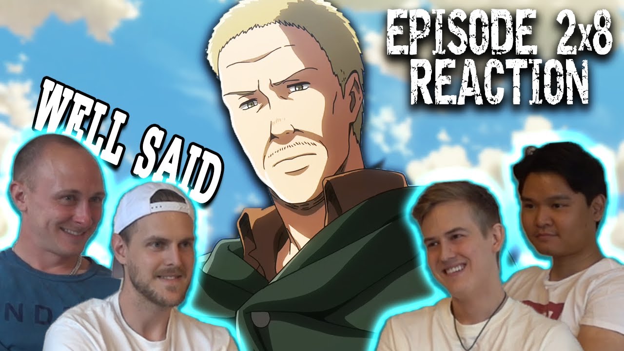 Sad and Wholesome.. Anime SCEPTICS Watch Attack On Titan 2x08 ...