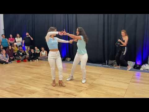 Elevation Zouk Festival 2023 Rachel & Laura Brazilian Zouk Dance Demo - YouTube