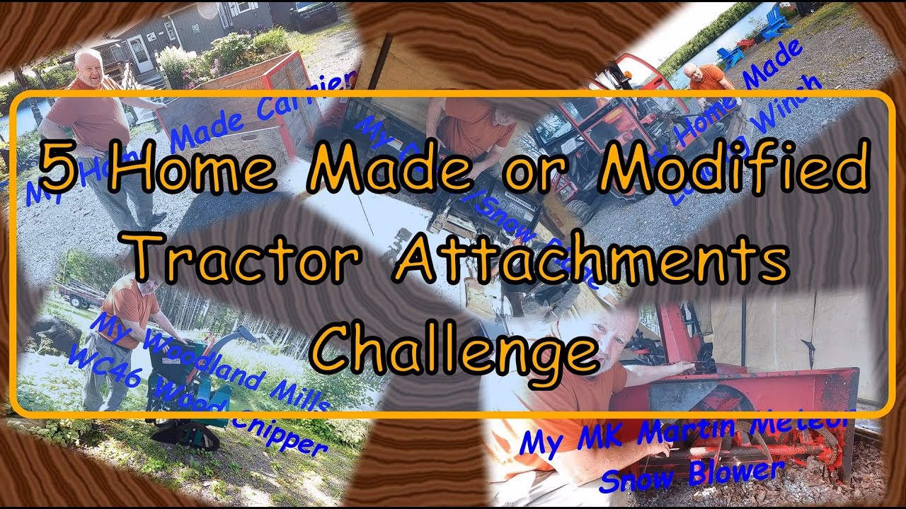 5 Home Made or Modified Tractor Attachments - YouTube