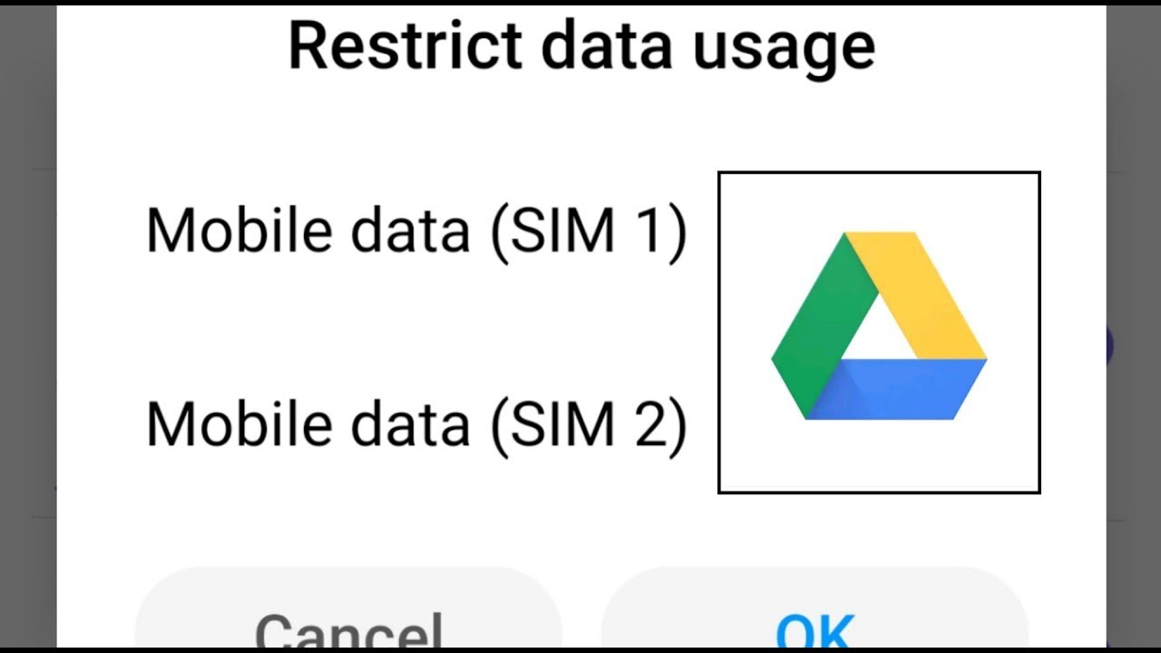 Google Drive Restrict Data Usage Problem Solve Internet Data google-drive-restrict-data-usage-problem-solve-internet-data